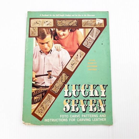 Other | Vintage Craftool Lucky Seven Foto Carve Patterns Instructional ...